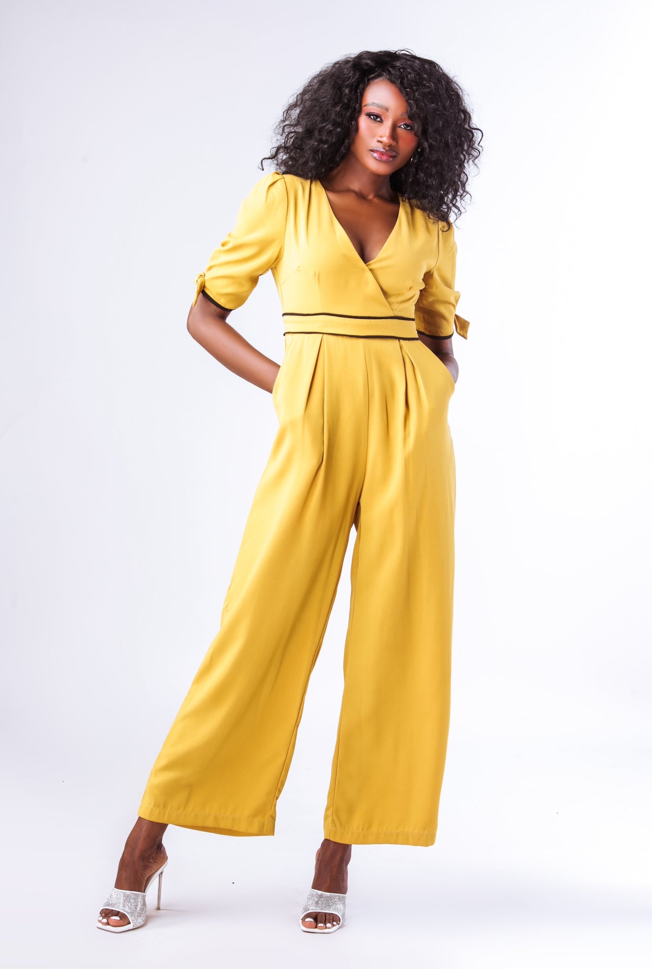 Mercy Mustard JUMPSUIT – PhasionExpress